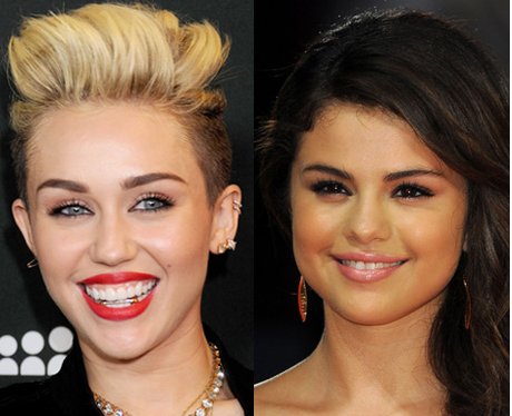 Miley Cyrus and Selena Gomez! - Guess The Pop Star Face Mash-Ups - Capital