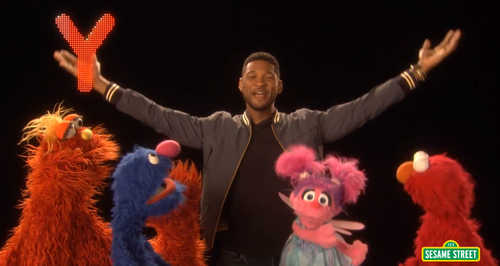 Usher Sings 'ABC' Song With Cast Of Sesame Street – Video - Capital